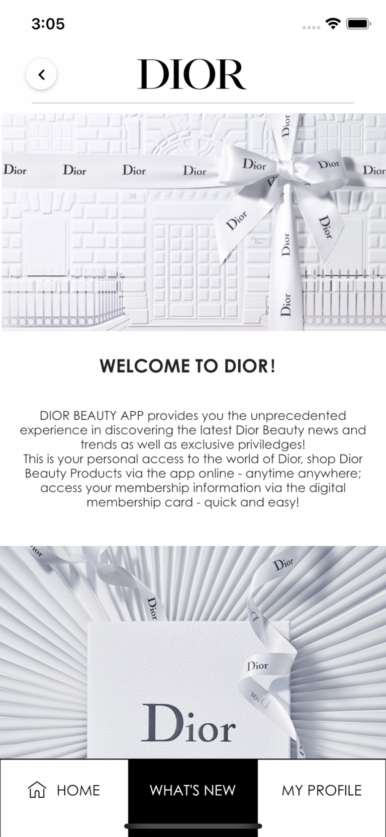 Dior - Membership Mobile App - Juicyapp